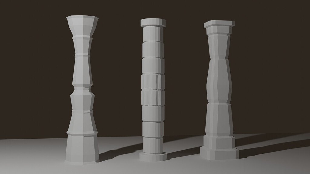 Columns with more realistic proportions - Show - GameDev.tv