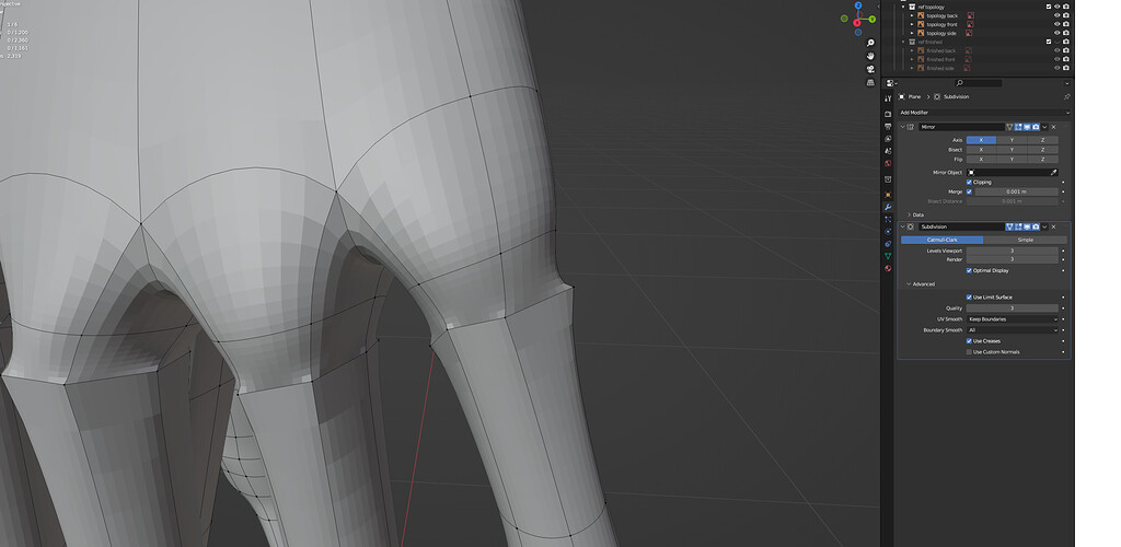 Surface Subdivision Modifier Causing This Pinching Ask Gamedev Tv