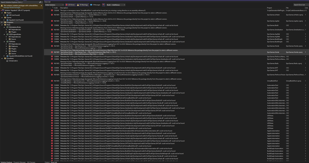 UE5 C++ Visual Studio Intergration Errors - Ask - GameDev.tv