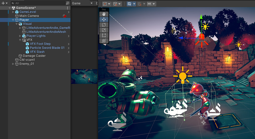 Unity gizmos - Ask - GameDev.tv