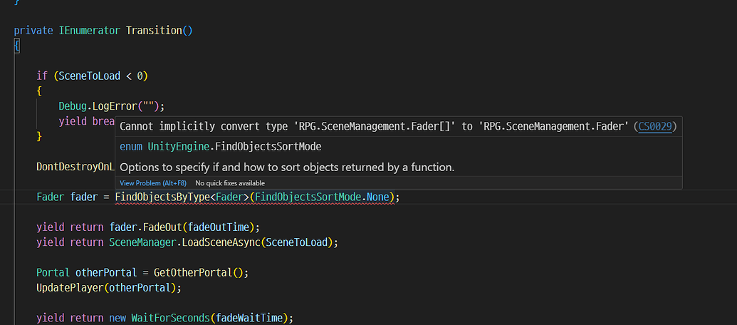 The FindObjectOfType method is no longer available - Ask - GameDev.tv