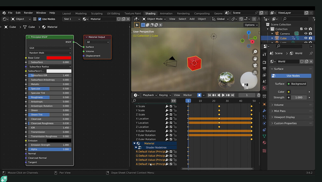 Animating colors not adding material to keyframe section - Ask - GameDev.tv