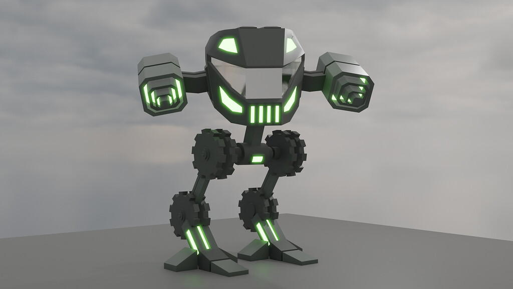 First Mech Character Design - Show - GameDev.tv