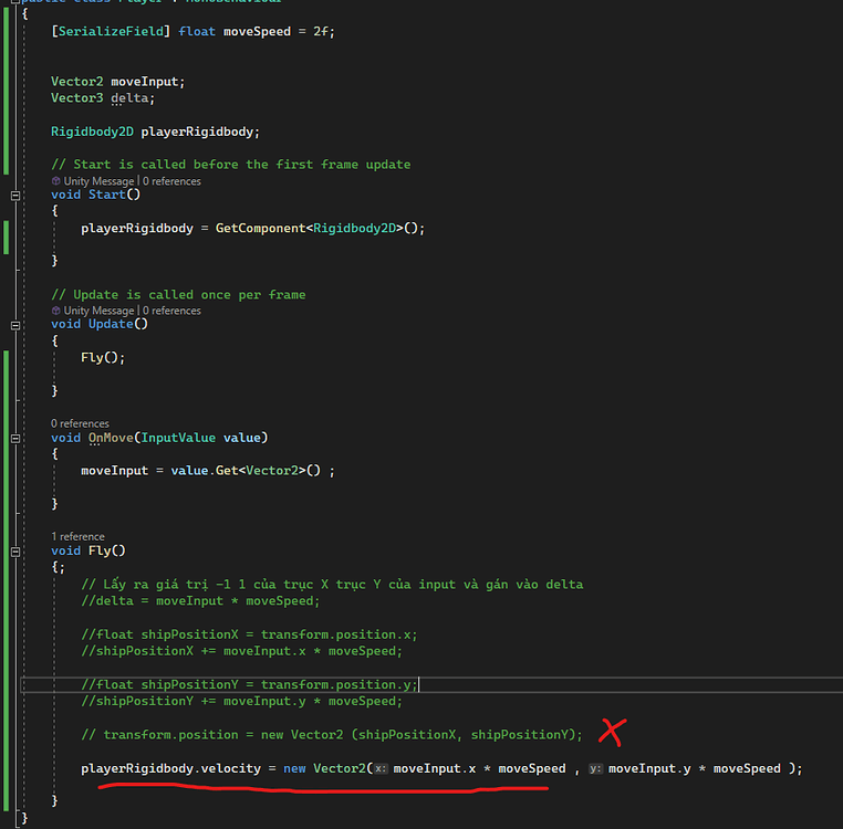 Difference between manipulating velocity / transform - Ask - GameDev.tv