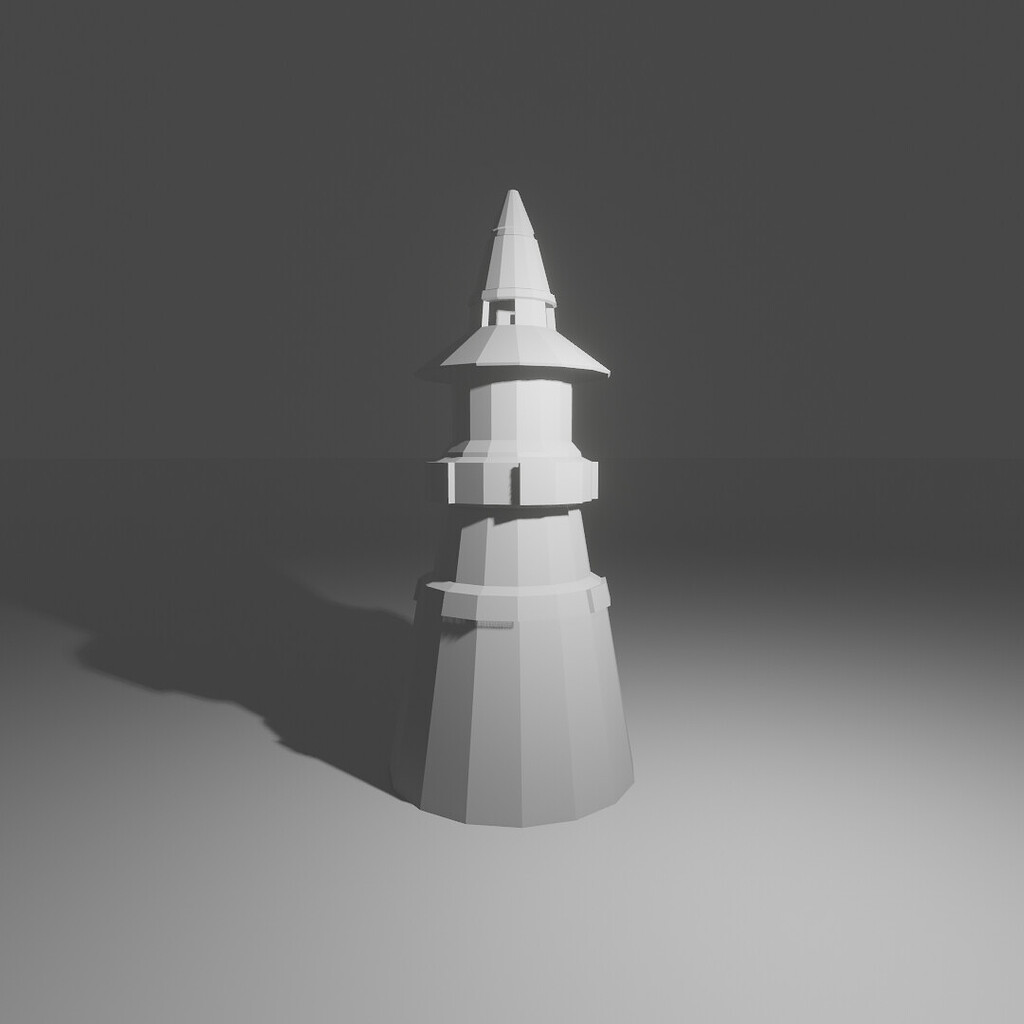 Tower - start mesh - Show - GameDev.tv