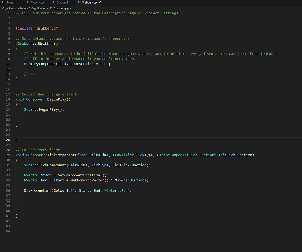 C++ class does not work even though i compiled it - Ask - GameDev.tv