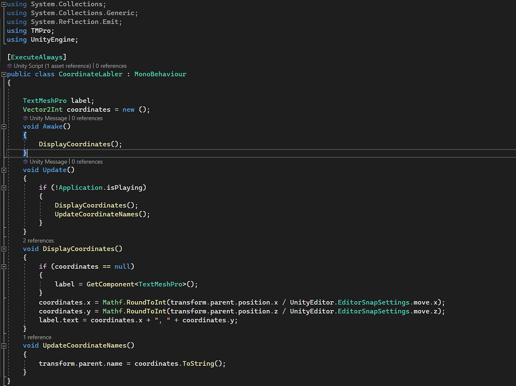 Why does it break the script if I declare it in Awake()? - Ask - GameDev.tv