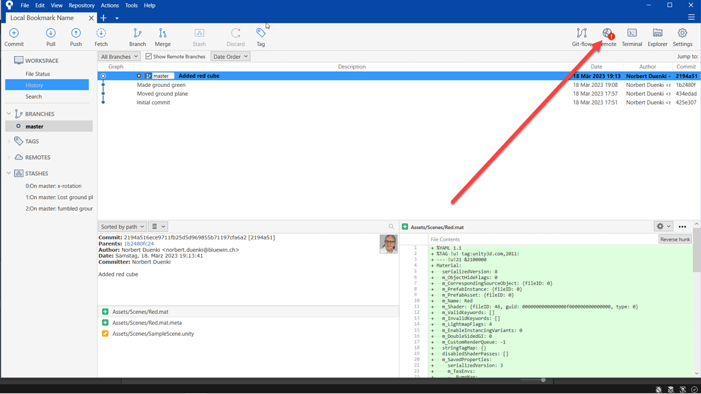 Exklamation Mark! (SourceTree) - Ask - GameDev.tv