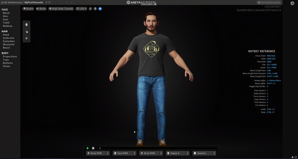 My first character made in MetaHuman for Unreal Engine Course - Show ...