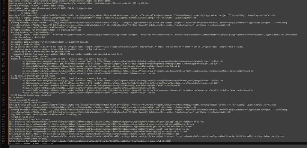 Consistent Issue with Builds - Ask - GameDev.tv