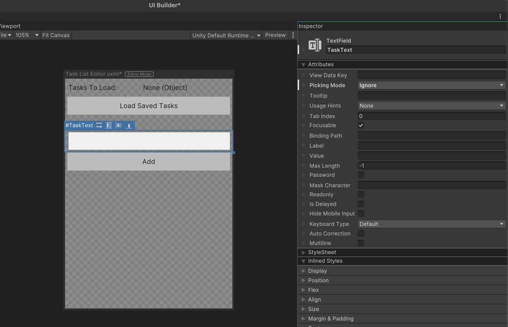 Can't add text placeholder like in the lecture - Ask - GameDev.tv