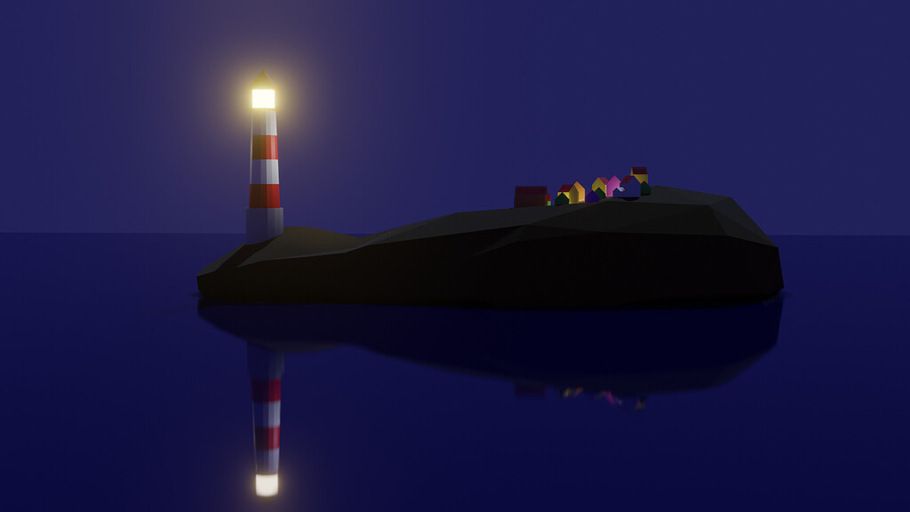 My lighthouse version :) - Show - GameDev.tv
