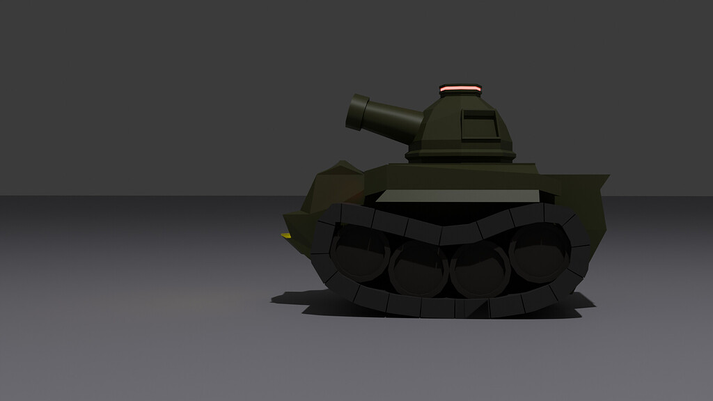 Low Poly Tank - Show - GameDev.tv