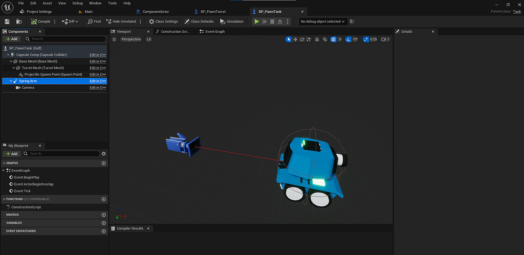 The springarm does not move - Ask - GameDev.tv