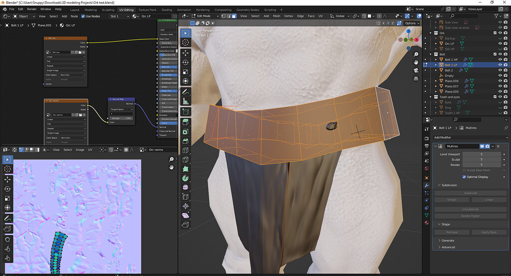 Issues with multires - Ask - GameDev.tv