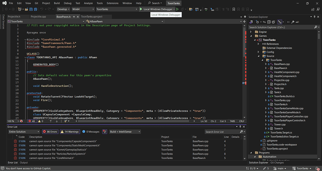 Engine and proyect load failed with Rider or Visual Studio - Ask ...
