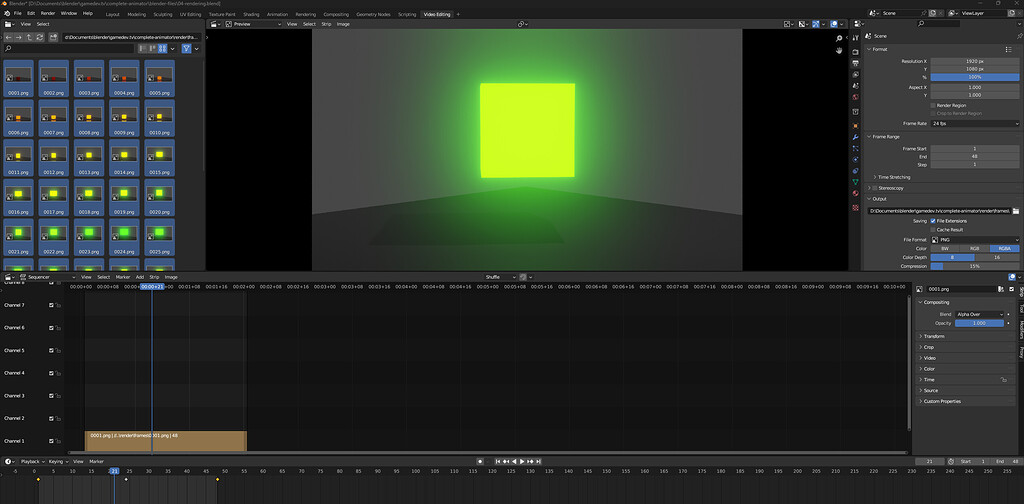 Blender's own Video Editing workspace - Talk - GameDev.tv