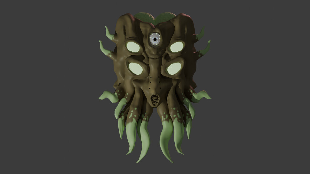 Impending doom approaches...(Sculpting a Cartoon Head) - Show - GameDev.tv