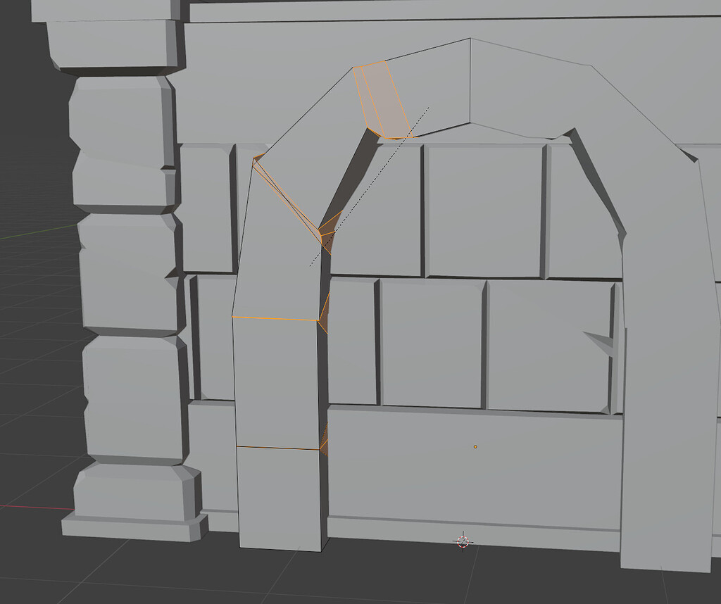 Issues in Blender 4 and video Creating the Door Surround - Ask - GameDev.tv