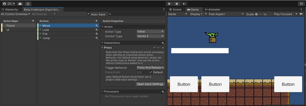 Issues with On-Screen Button script - Ask - GameDev.tv