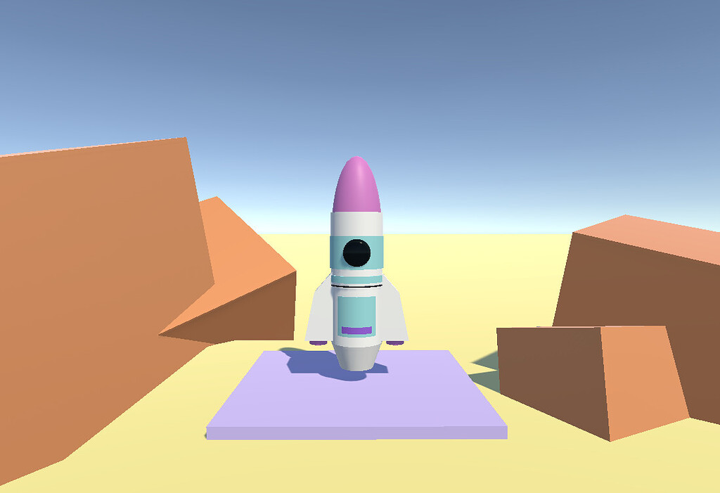 My cute little shuttle - Rocket redesign~ - Show - GameDev.tv