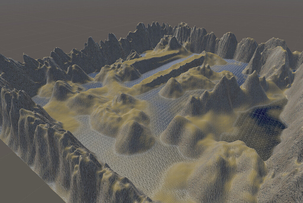 Quick Terrain + Texture for the argon assault section of the 3d course - Show - GameDev.tv