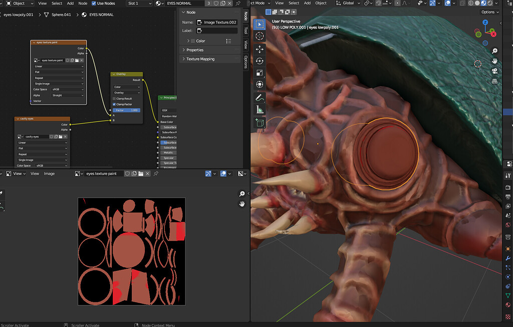 Problem when using texture paint in this model only - Ask - GameDev.tv