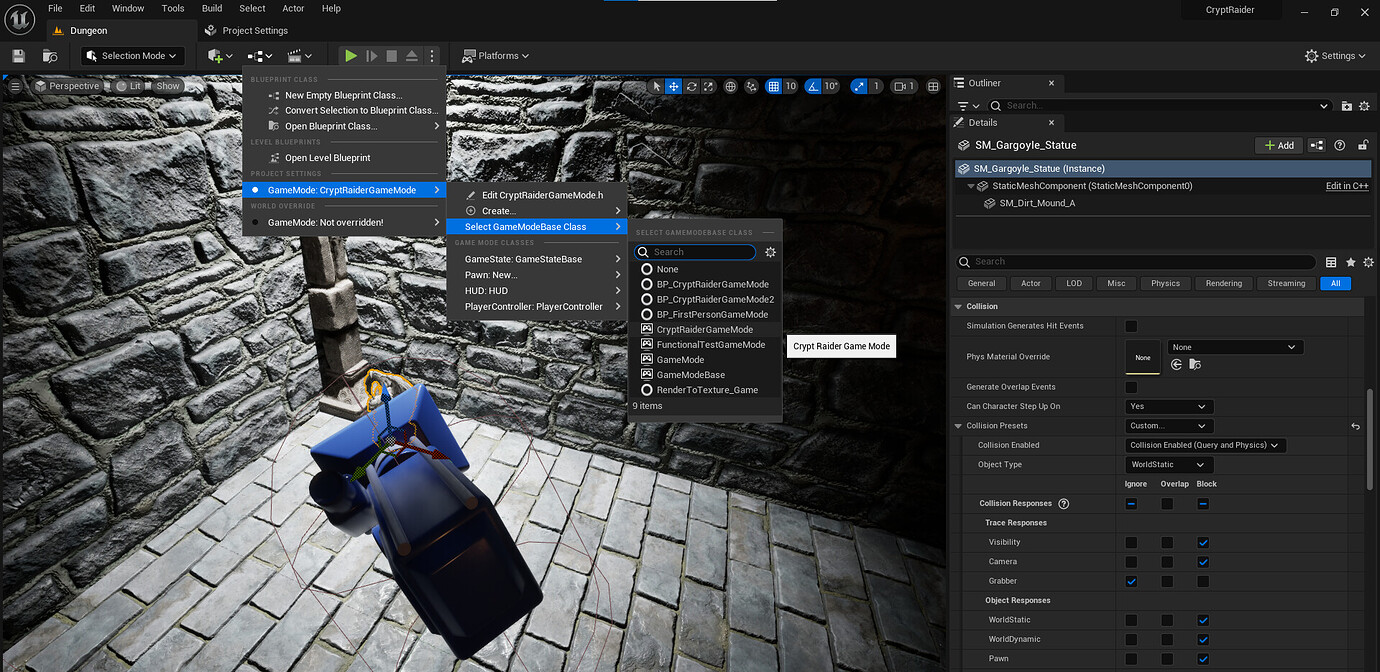 BP_Player is not moving - Ask - GameDev.tv