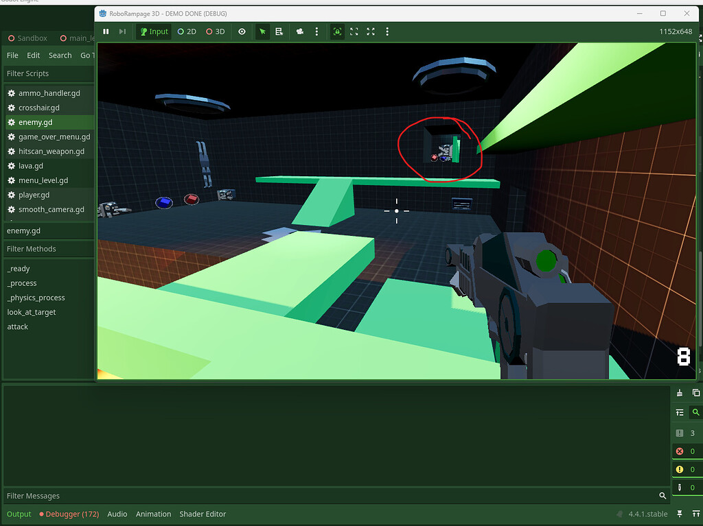 Godot 3D FPS Errors - Need help - Ask - GameDev.tv