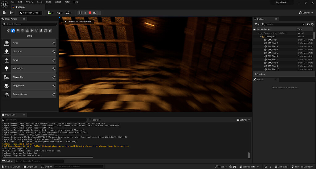 TickComponent and BeginEvent Not Working - Ask - GameDev.tv
