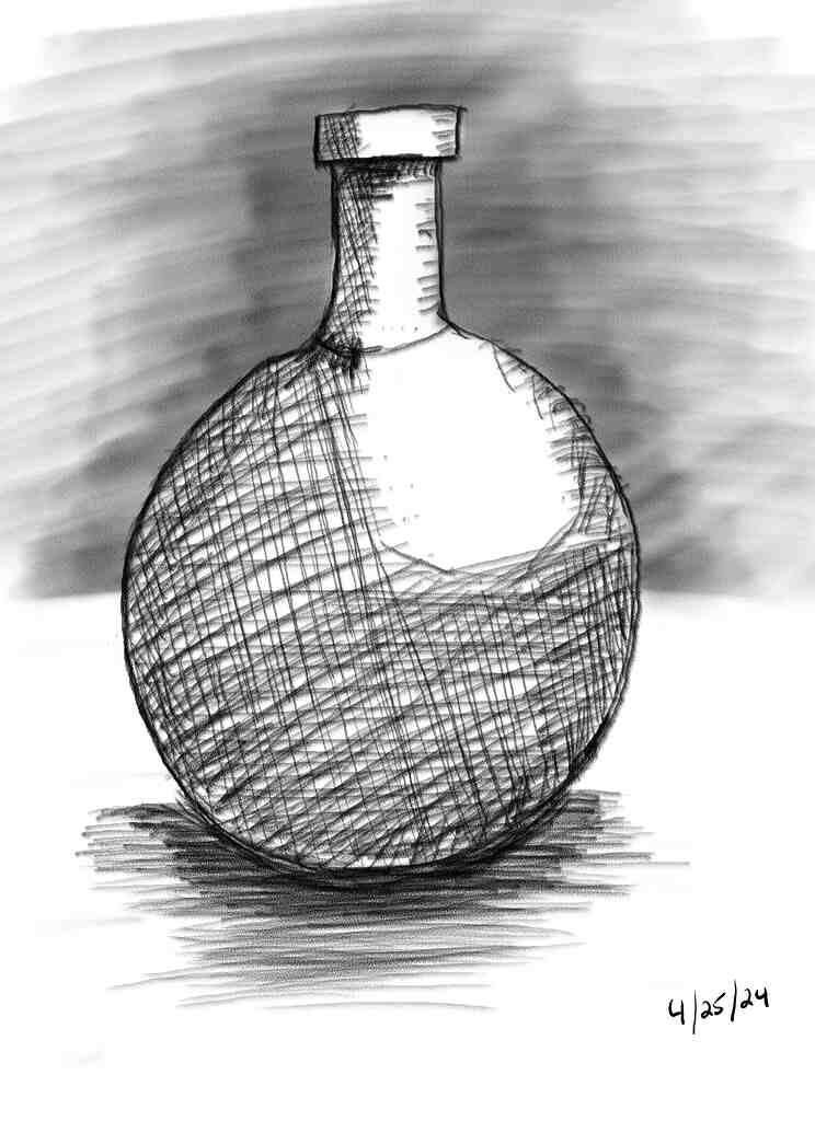 Cross Hatching Bottle - Show - GameDev.tv