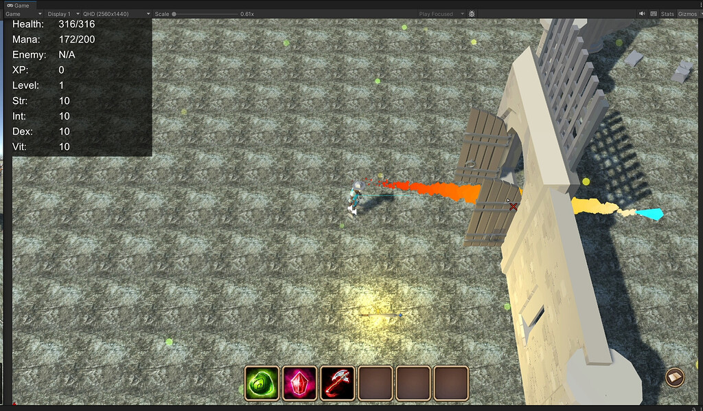 Ground offset for projectile doesn't work as expected - Ask - GameDev.tv