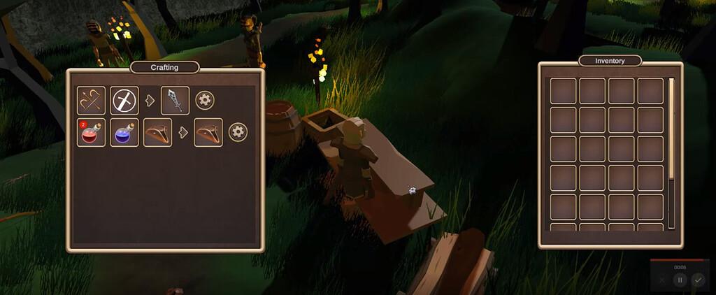 Crafting System UI [OUT OF COURSE CONTENT] - Ask - GameDev.tv