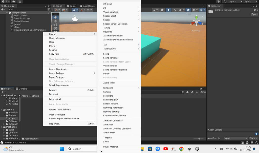 No mono behaviour script - Ask - GameDev.tv