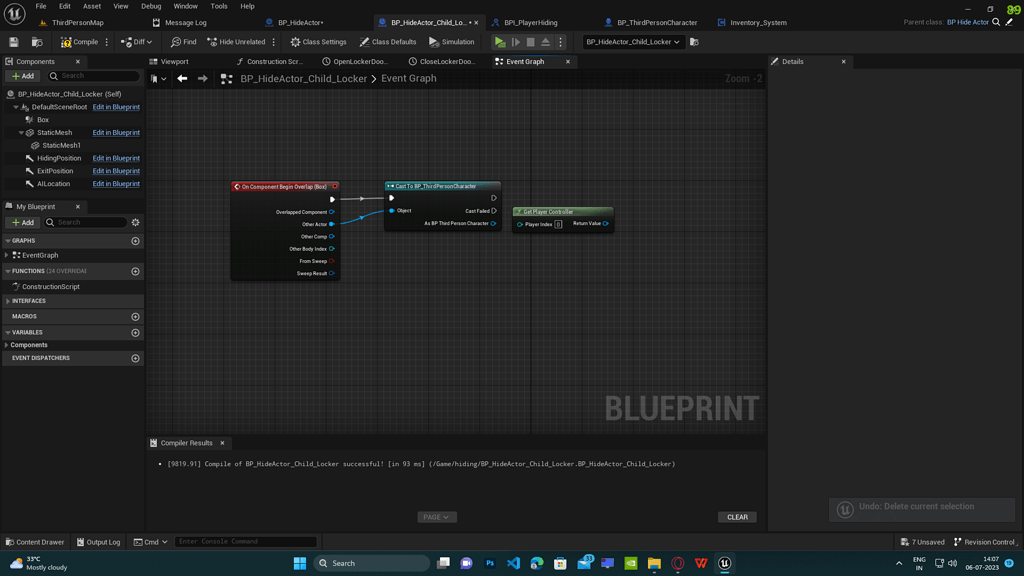 Hide locker - Ask - GameDev.tv