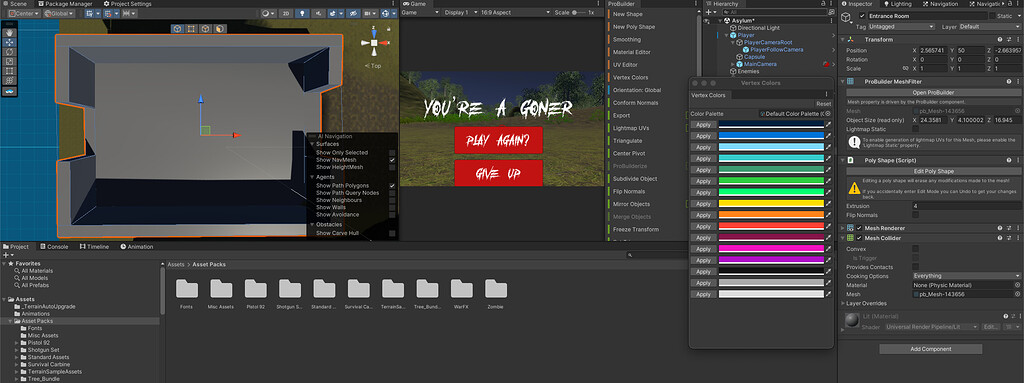 Changing Vertex Colors - Ask - GameDev.tv