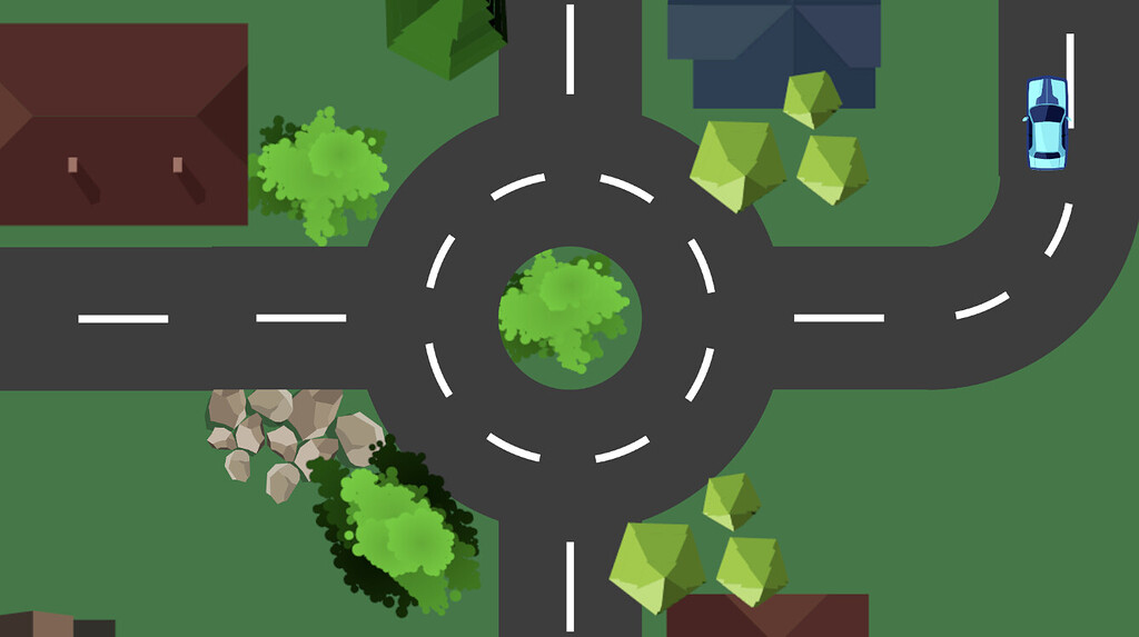 Driver Scene Layout - Show - GameDev.tv