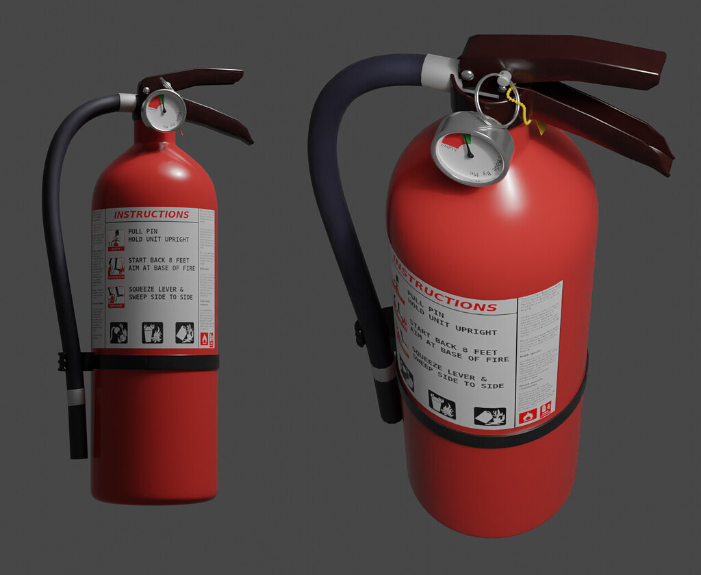 Asset: Fire extinguisher - Show - GameDev.tv