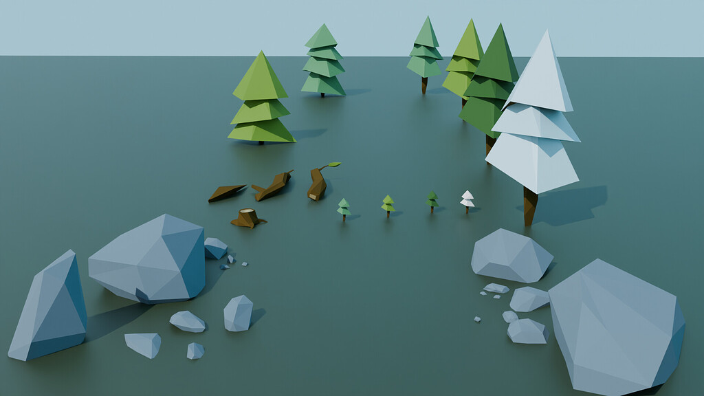 First time, Finally, My Low Poly Assets - Show - GameDev.tv