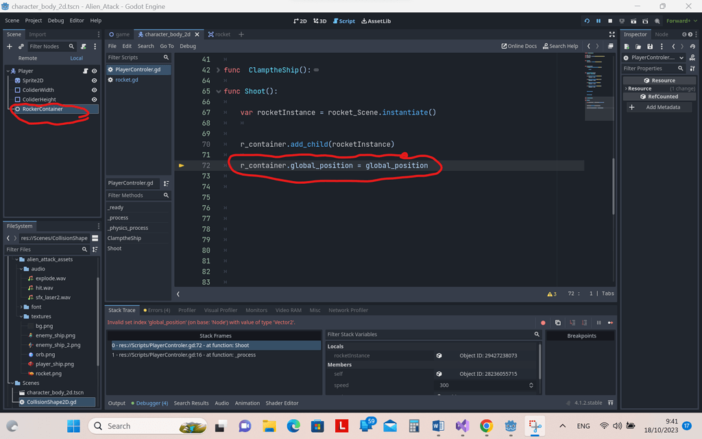 Complete Godot 2D course - Ask - GameDev.tv