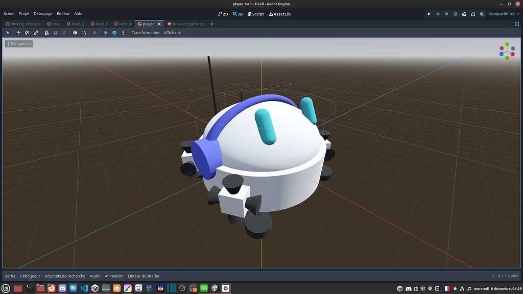 T-Cell - New Primitive Shape (Godot Version) - Show - GameDev.tv