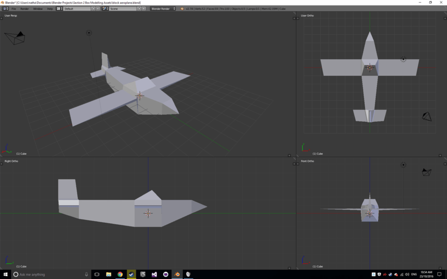 Gray box plane! - Talk - GameDev.tv