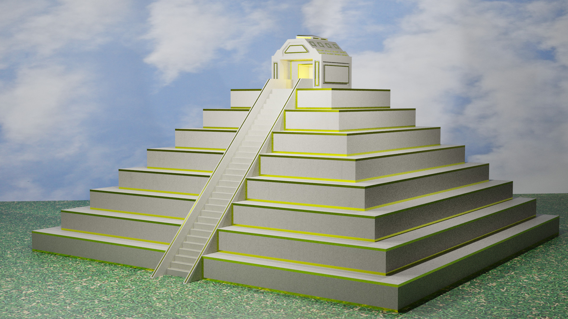 Mayan Pyramid (Cycles Render) - Show - GameDev.tv
