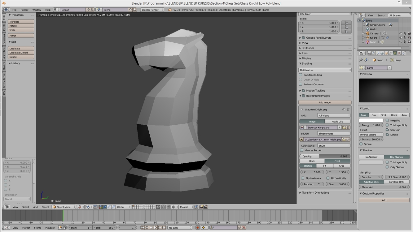 Low Poly Knight - Talk - GameDev.tv