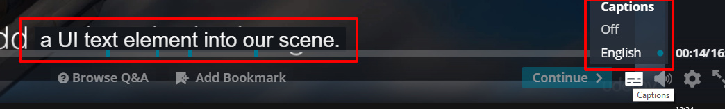 Missing English captions in Lecture 30 - Ask - GameDev.tv