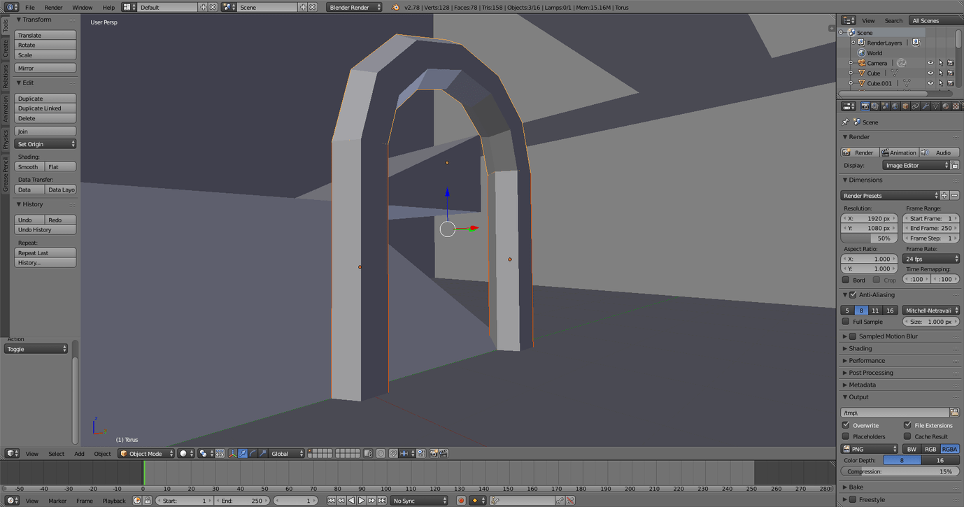 That time I used primitives to recreate the main hall of the Arklay Mansion. Sort of - Talk ...