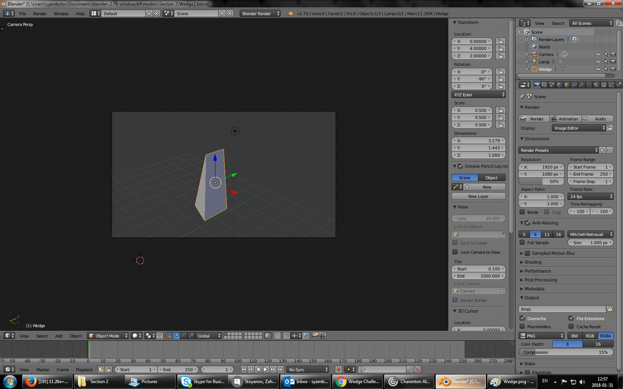 Wedge Challenge - Talk - GameDev.tv