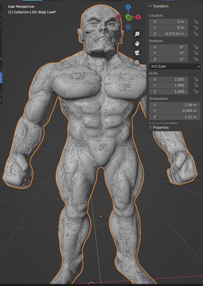 Problems with baking orc normal maps - Ask - GameDev.tv