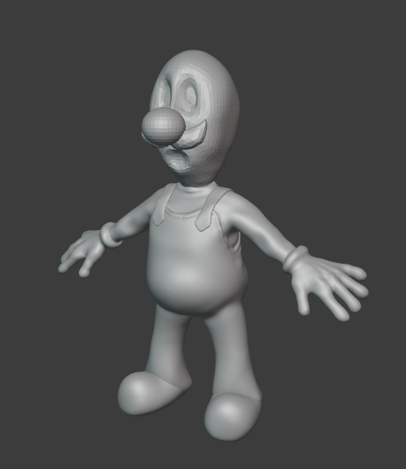 Luigi (Body mostly sculpted) - Show - GameDev.tv