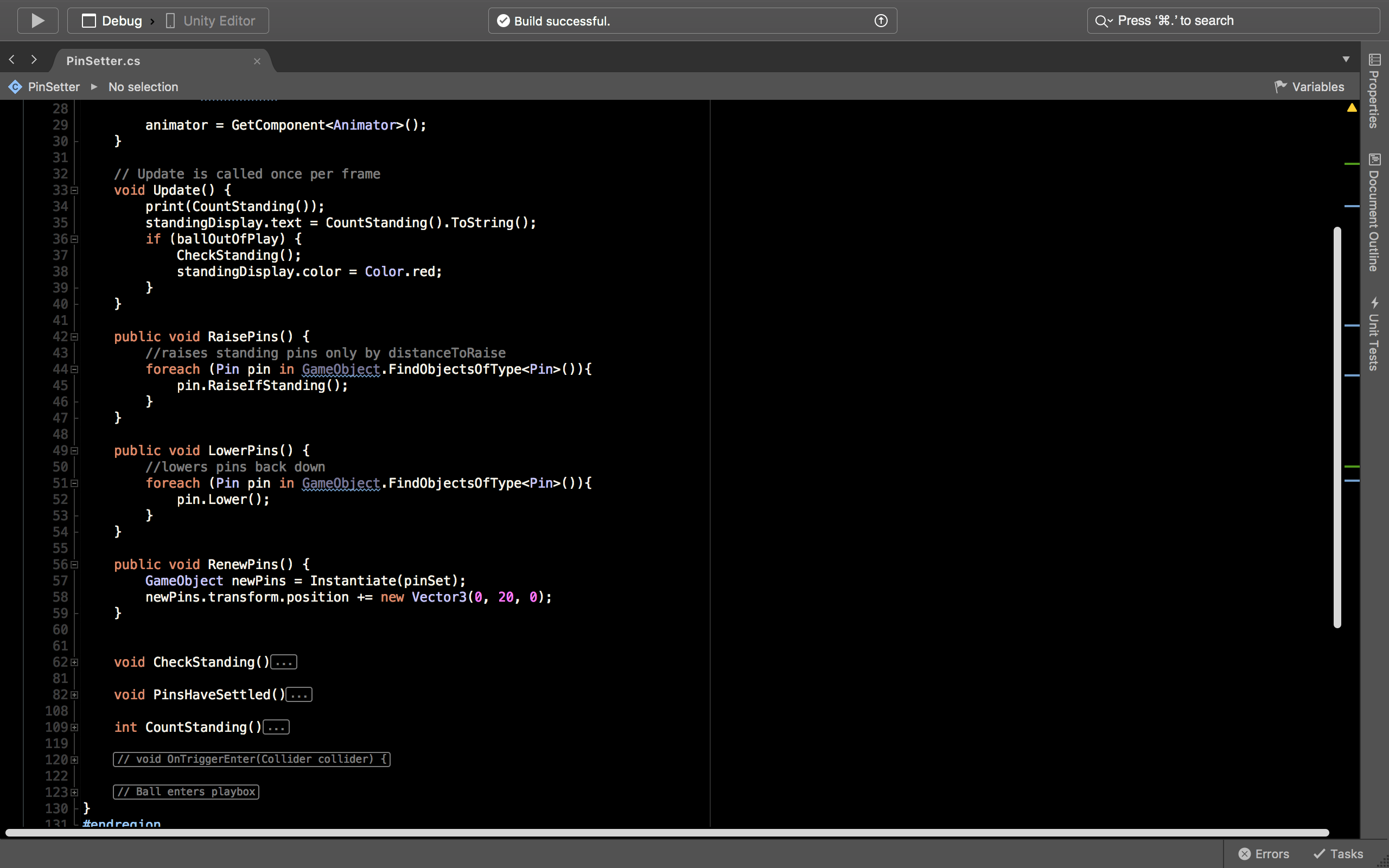 [Solved] Problem with Pins on Reset - Talk - GameDev.tv